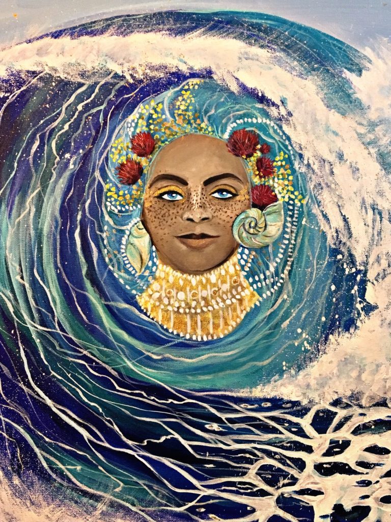 Sea Goddess, 14"X11" Archival Print - Corona Fine Art